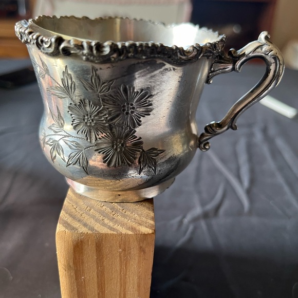 meridian silver co | Dining | Vintage Silver Plated Mustache Cup | Poshmark